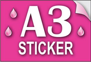 A3 Stickers Printing - self adhesive waterproof A3 prints, online ...